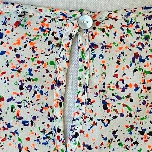 Sweet Rain | Tops | Paint Splatter Style Blouse | Poshmark